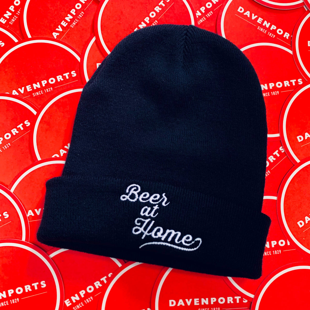 Beer At Home Beanie only at £12.99 - Davenports Brewery